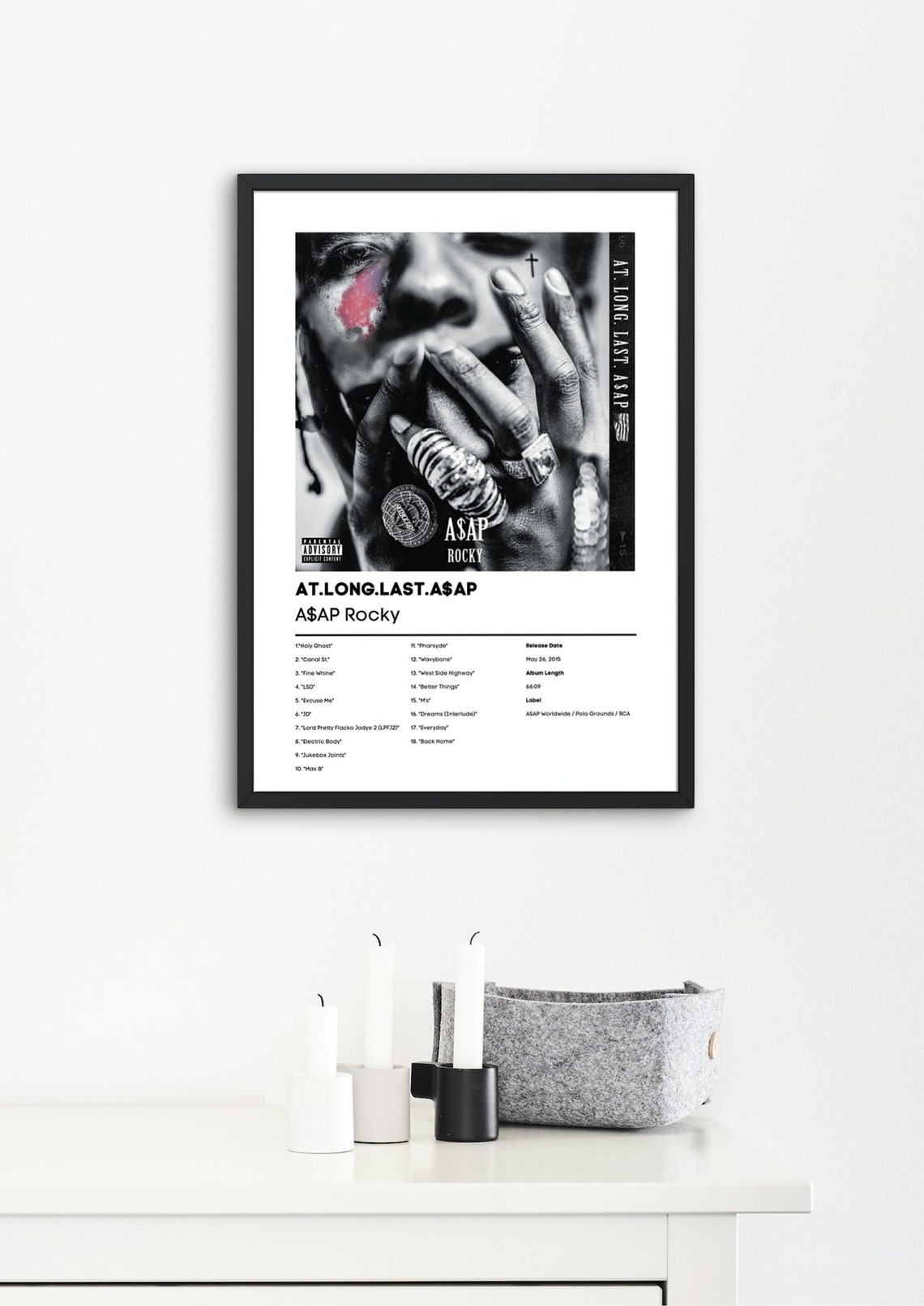 ASAP Rocky, at Long Last Asap ASAP Rocky Music Gift Birthday Gift ASAP ...