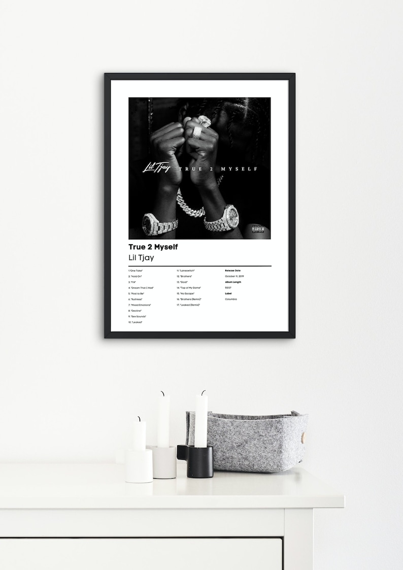 Lil Tjay True 2 Myself Lil Tjay Music Gift Birthday Gift - Etsy UK