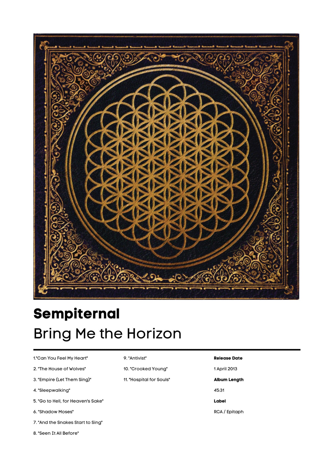 Bmth Sempiternal Album
