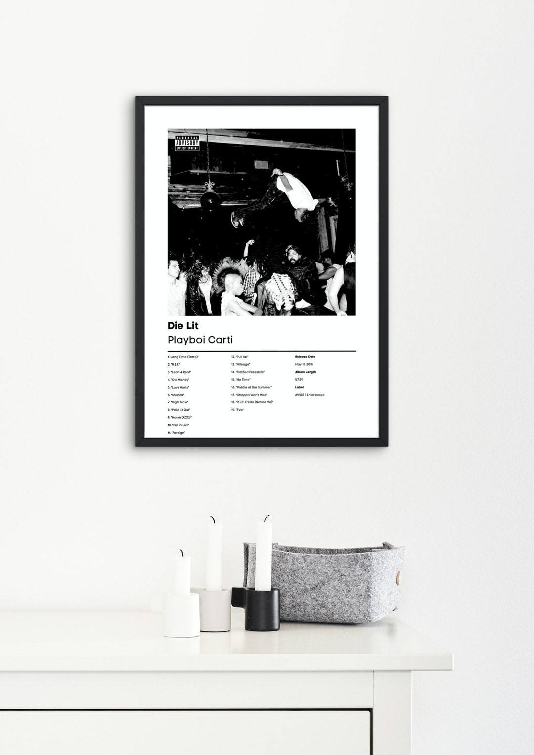 Playboi Carti, Die Lit Playboi Carti Music Gift Birthday Gift Playboi ...