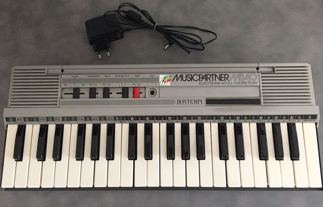 Music Partner MS 40 Electronic Keyboard - Etsy
