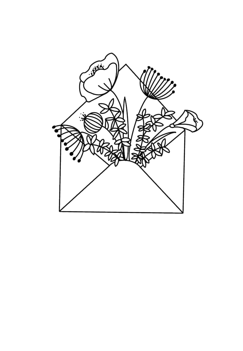 30 Flowers SVG Bundle Hand Drawn SVG Plant Svg Paper - Etsy