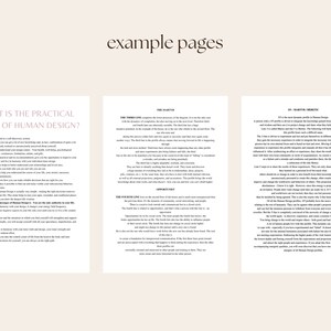 HUMAN DESIGN PROFILES | Profile Lines | Human Design Online Course - Etsy