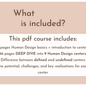 HUMAN DESIGN 9 Centers Human Design Basics Course Guide - Etsy