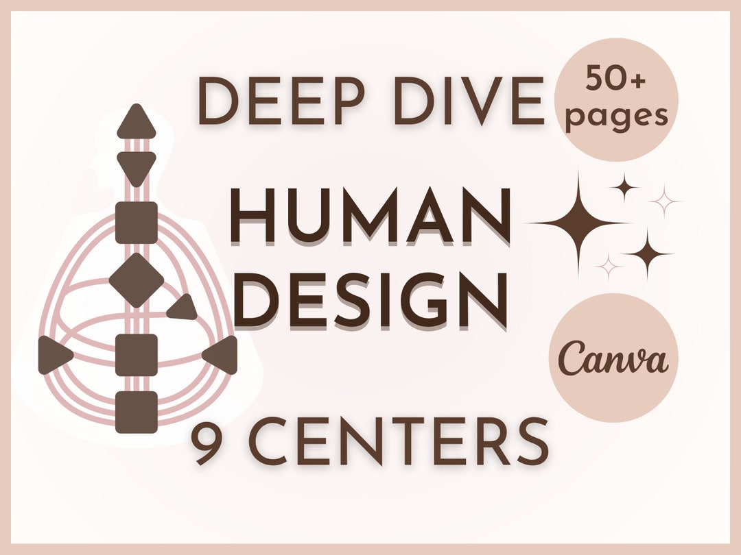 HUMAN DESIGN 9 Centers Human Design Basics Course Guide - Etsy