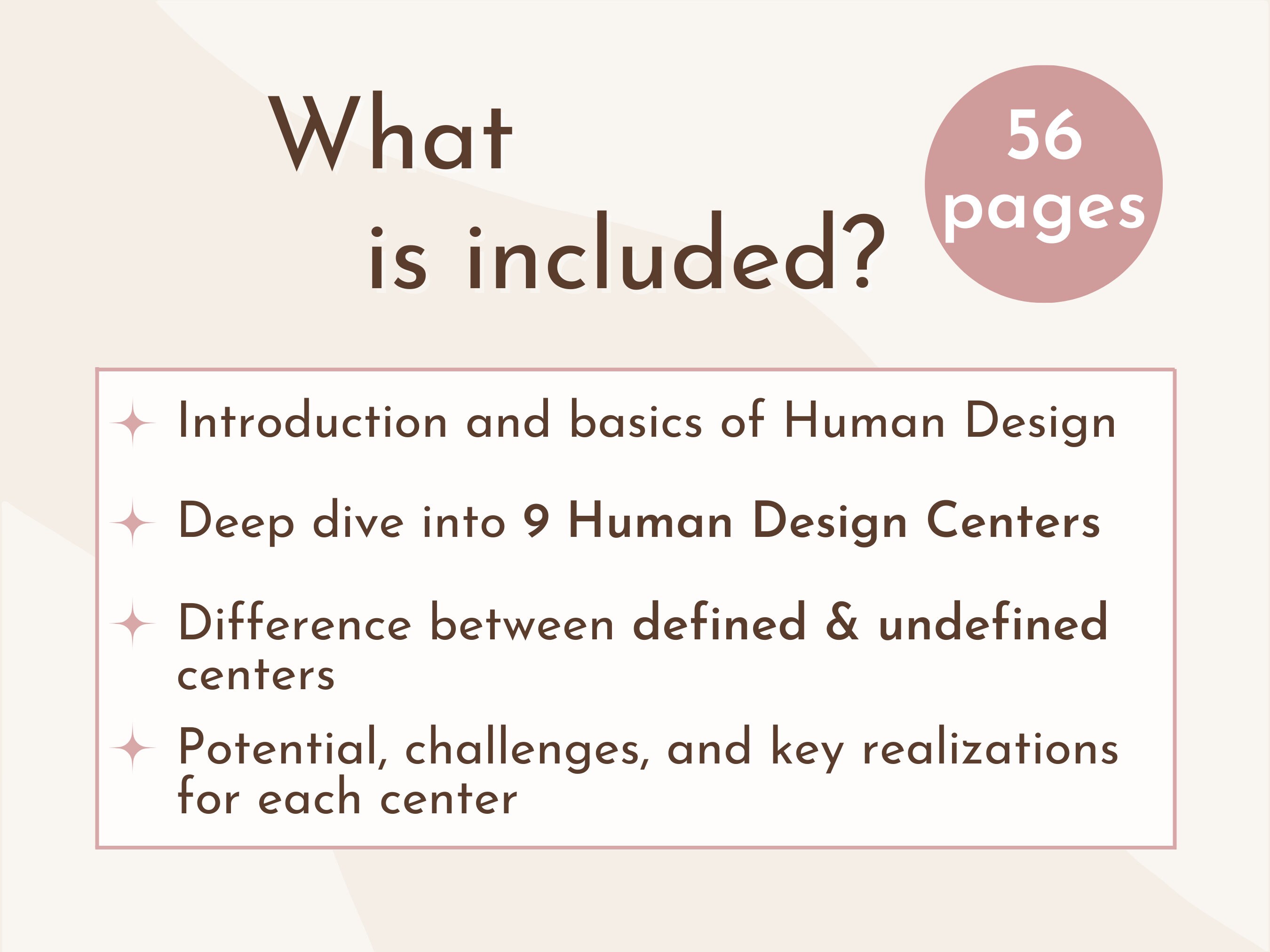 HUMAN DESIGN 9 Centers Human Design Basics Course Guide - Etsy