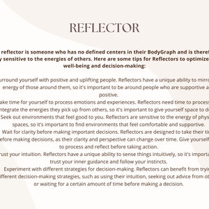 REFLECTOR WORKBOOK Human Design | Exploration Journal | Discover Your ...