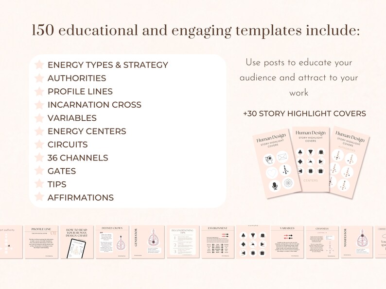 HUMAN DESIGN Instagram Template: Elevate Your Instagram With Human ...