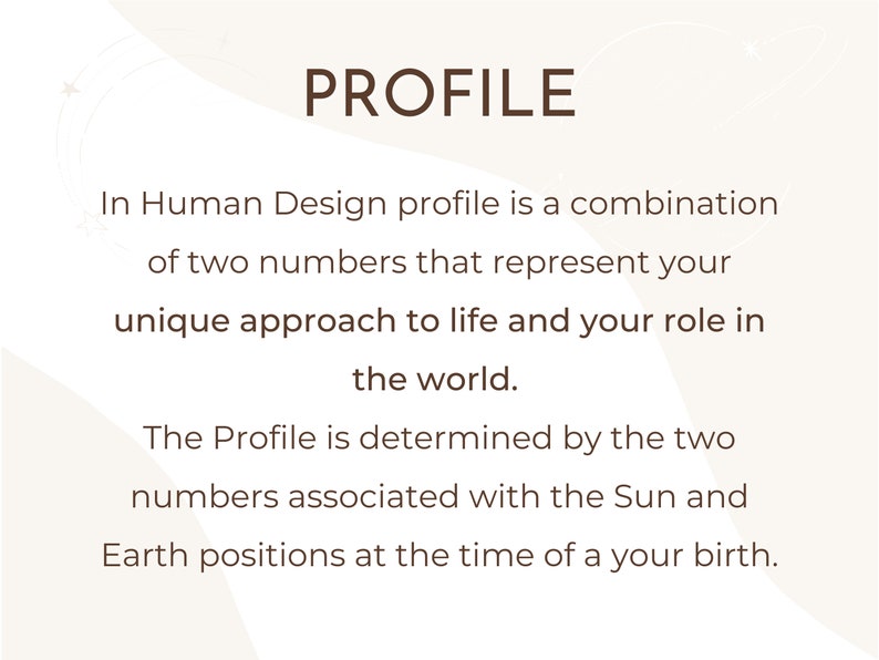 Human Design Profiles Ebook: Online Course (PDF) - Etsy
