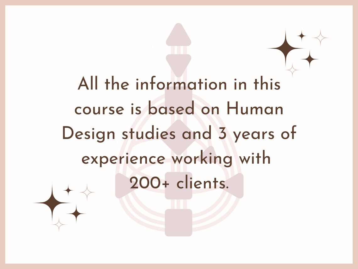 HUMAN DESIGN 9 Centers Human Design Basics Course Guide - Etsy