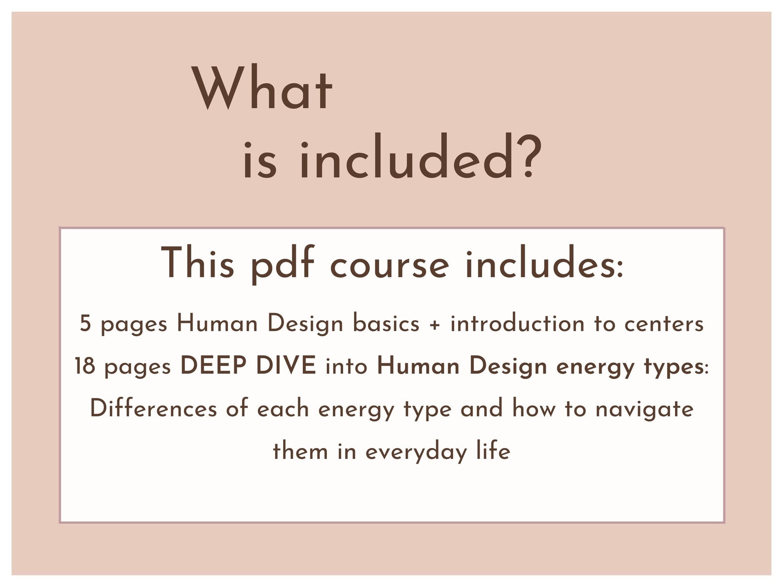 HUMAN DESIGN Energy Types Guide Course Manifestor - Etsy