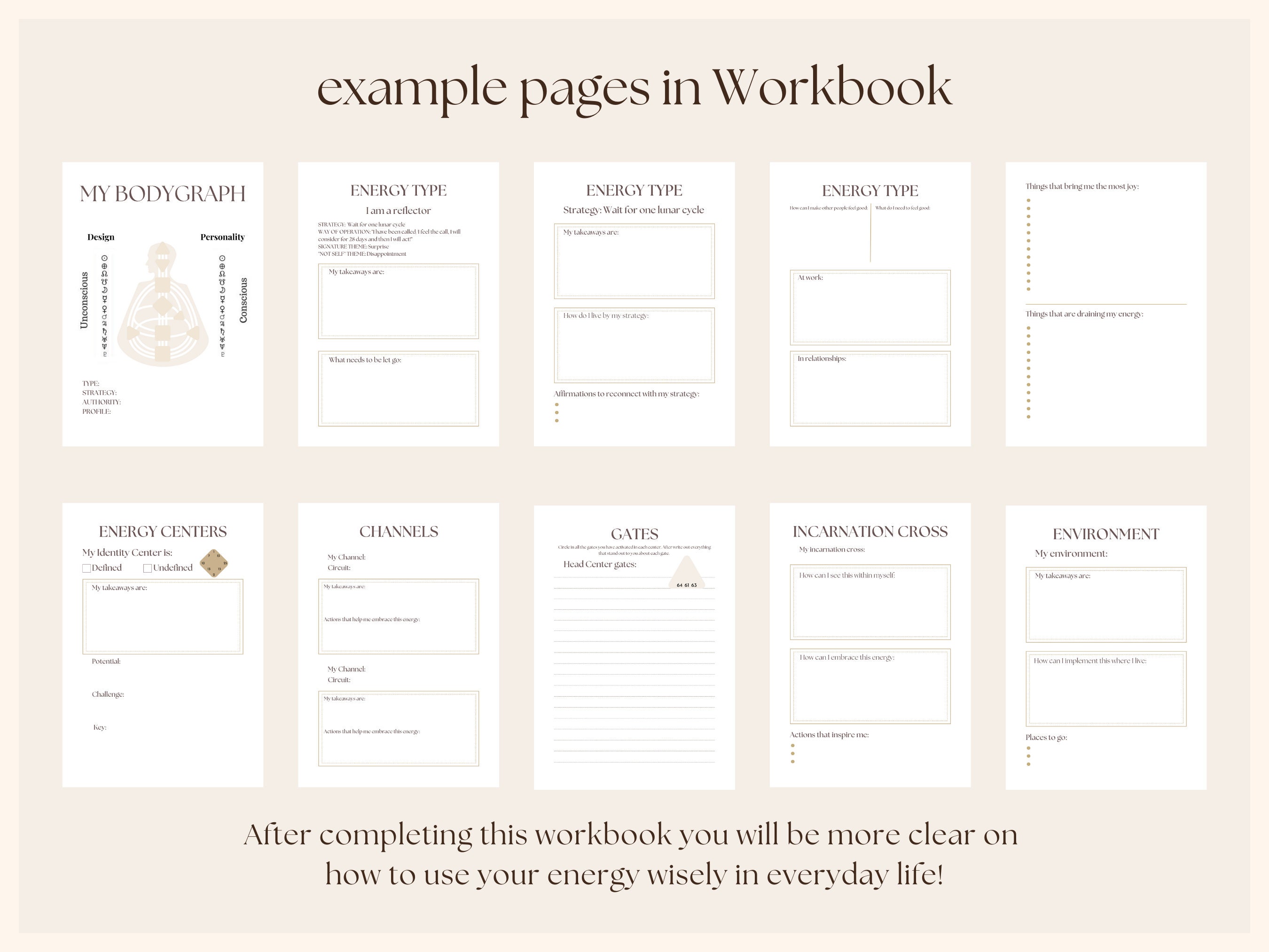 REFLECTOR WORKBOOK Human Design | Exploration Journal | Discover Your ...