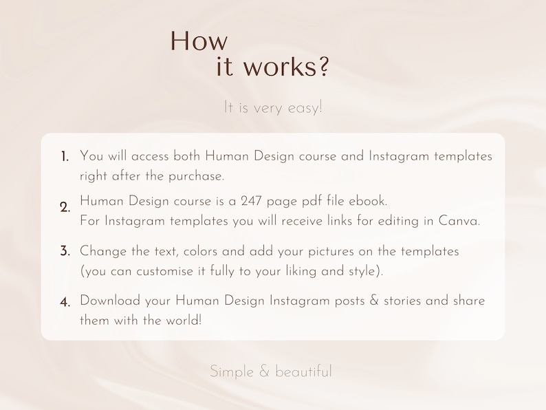 Human Design Course & Instagram Canva Template Bundle (PDF) - Etsy