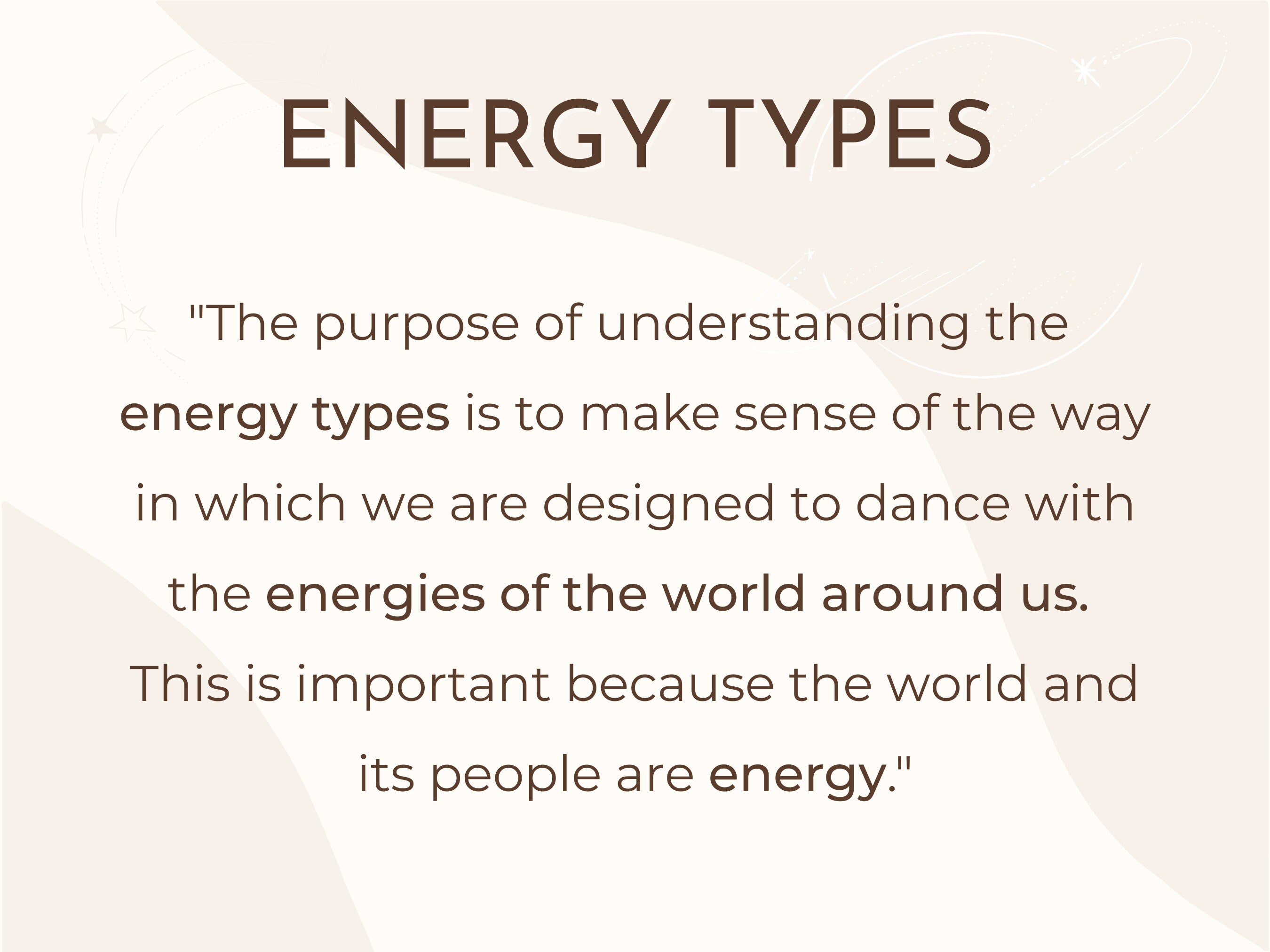 HUMAN DESIGN Energy Types Guide | Course | Manifestor | Generator ...