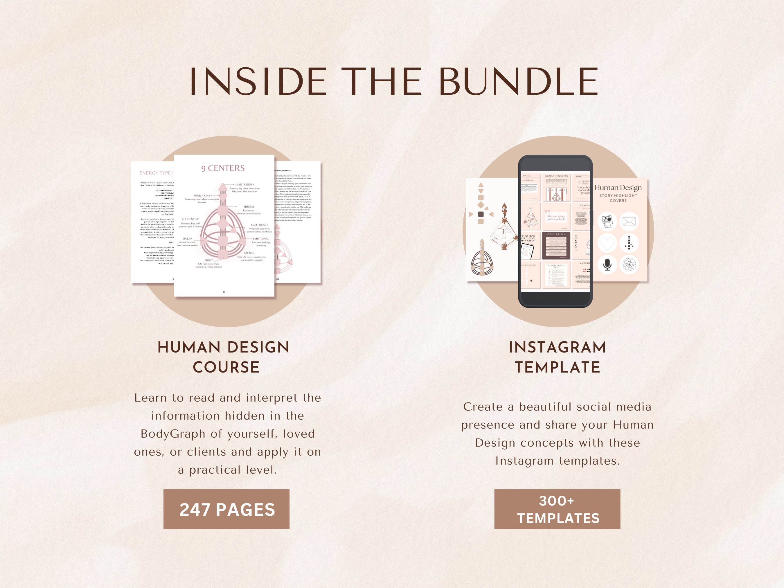Human Design Course & Instagram Canva Template Bundle (PDF) - Etsy