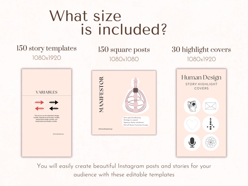 HUMAN DESIGN Instagram Template: Elevate Your Instagram With Human ...