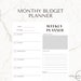 Printable DIGITAL Undated Weekly Planner Template | Simple Planner ...