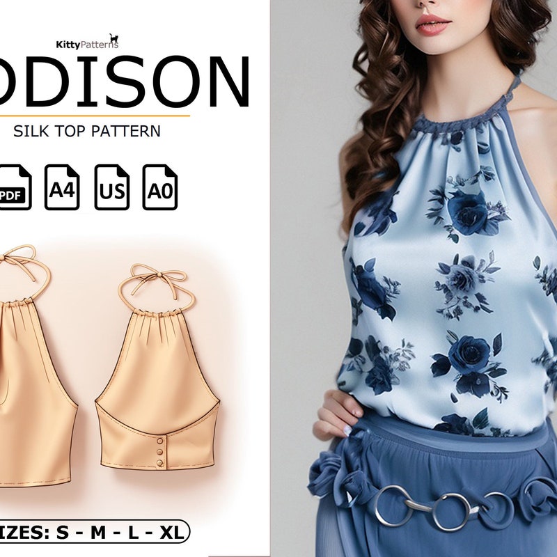Womens Top Pattern - Etsy