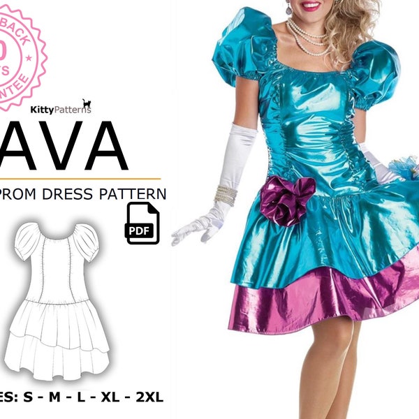 Prom Dress Pattern - Etsy