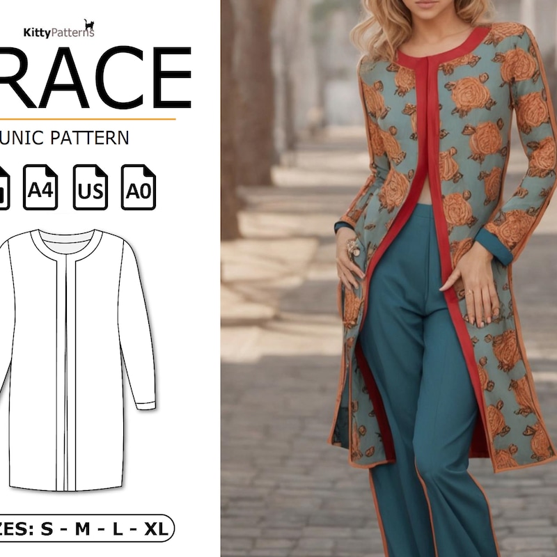 Tunic Sewing Pattern - Etsy