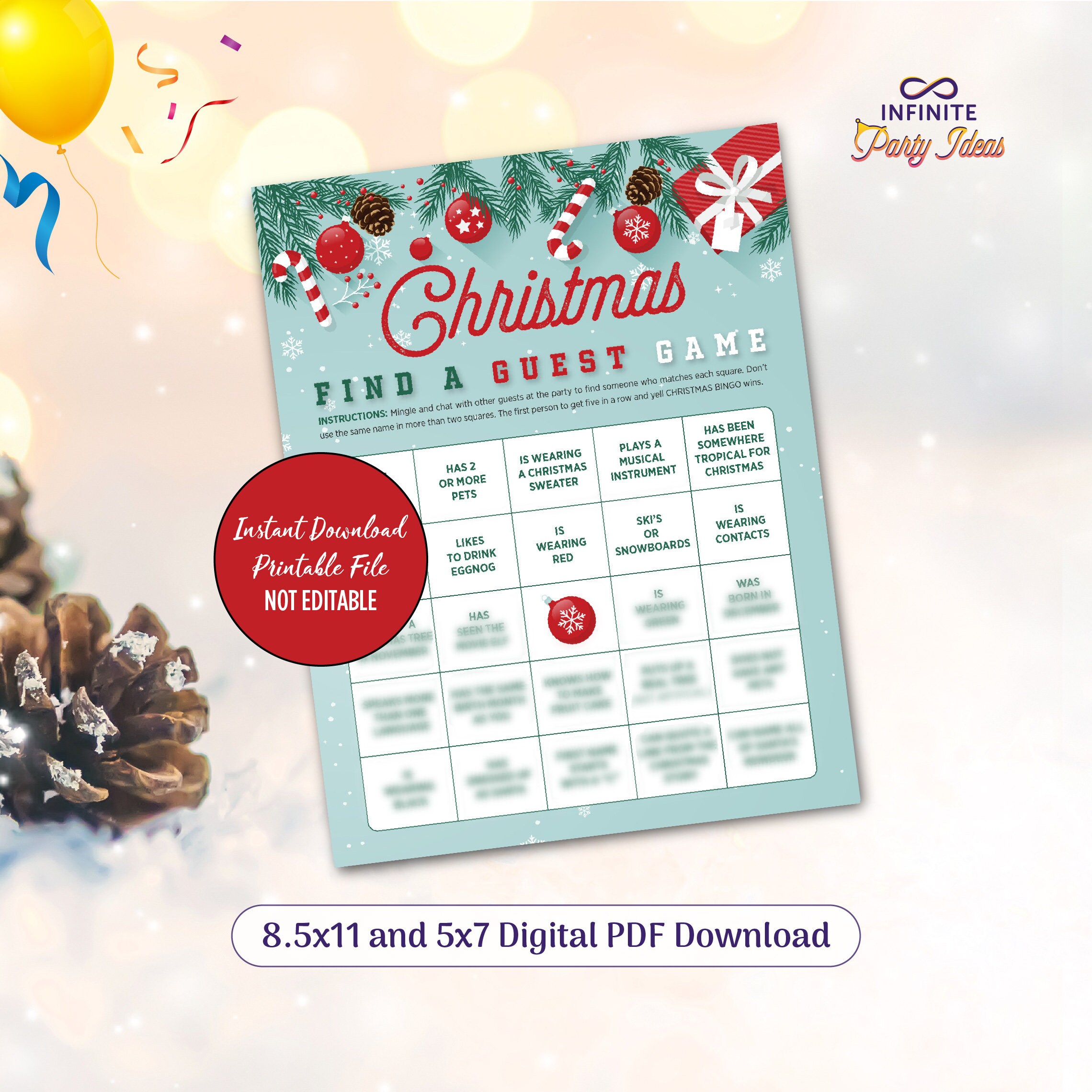 Christmas Party Games Bundle, Printable Holiday Games, Holiday Party ...