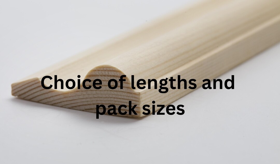 Pine Ogee Panel Mould Wall Panelling Moulding Choice of Lengths & Pack ...