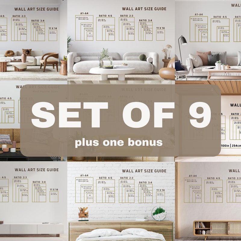 Poster Size Chart - Etsy