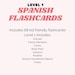 Spanish Flashcards - Level 1 Beginner Spanish Flashcards - 68 ...