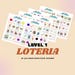 Spanish Vocabulary Loteria - Spanish Bingo - Spanish Learning Game ...