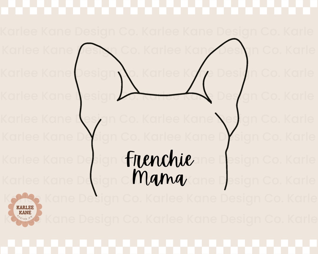 Frenchie Mama, Instant Digital Download, Commercial SVG & PNG File ...