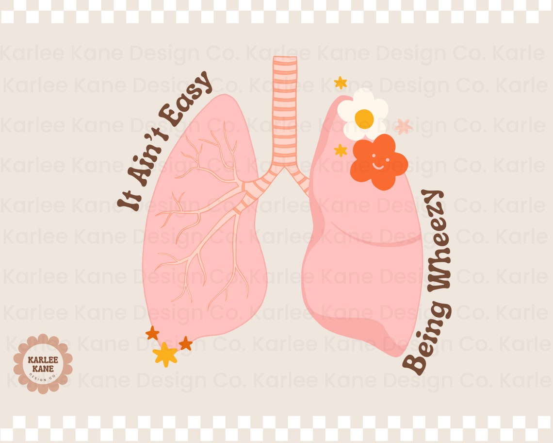 It Ain't Easy Being Wheezy Instant Digital Download, PNG File, Asthma ...