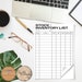 Printable Stock and Inventory List Inventory Tracker | Stock List Stock ...