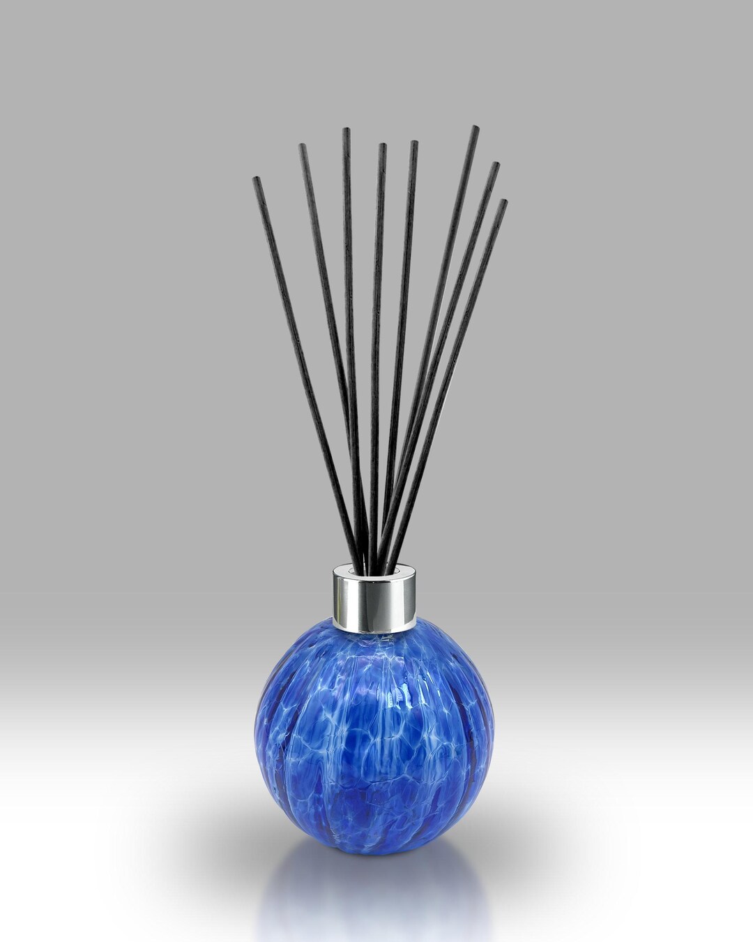 Handmade Mouth Blown Aurora Collection Round Reed Diffuser by Nobile ...