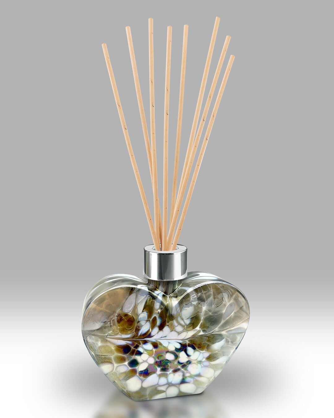 Handmade Mouth Blown Heart Reed Diffuser by Nobile Glassware - Etsy