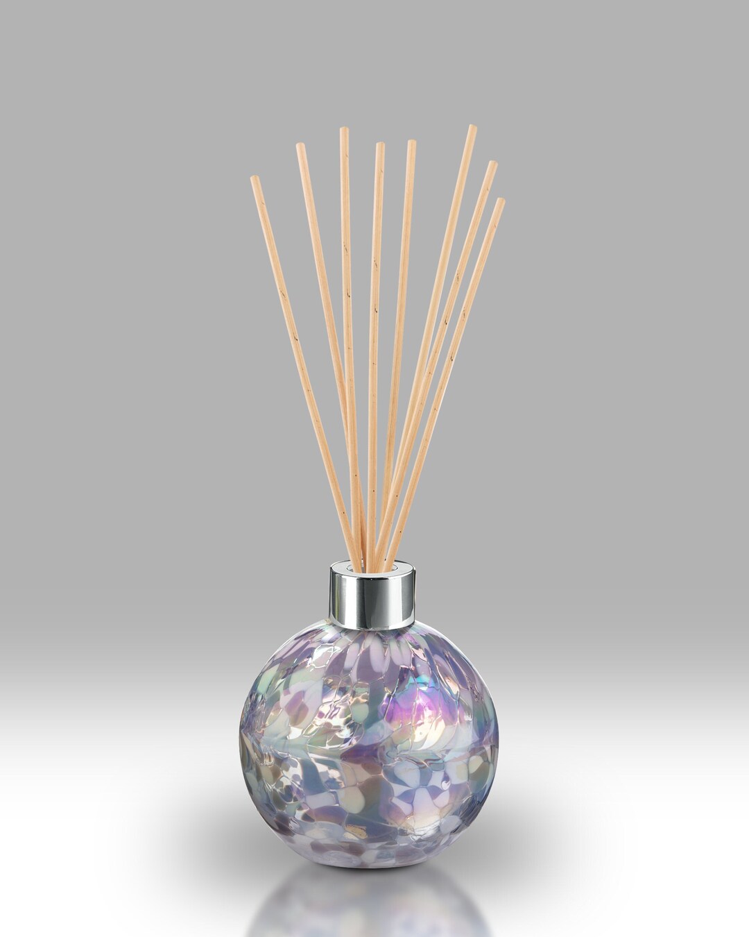 Handmade Mouth Blown Round Reed Diffuser by Nobile Glassware - Etsy