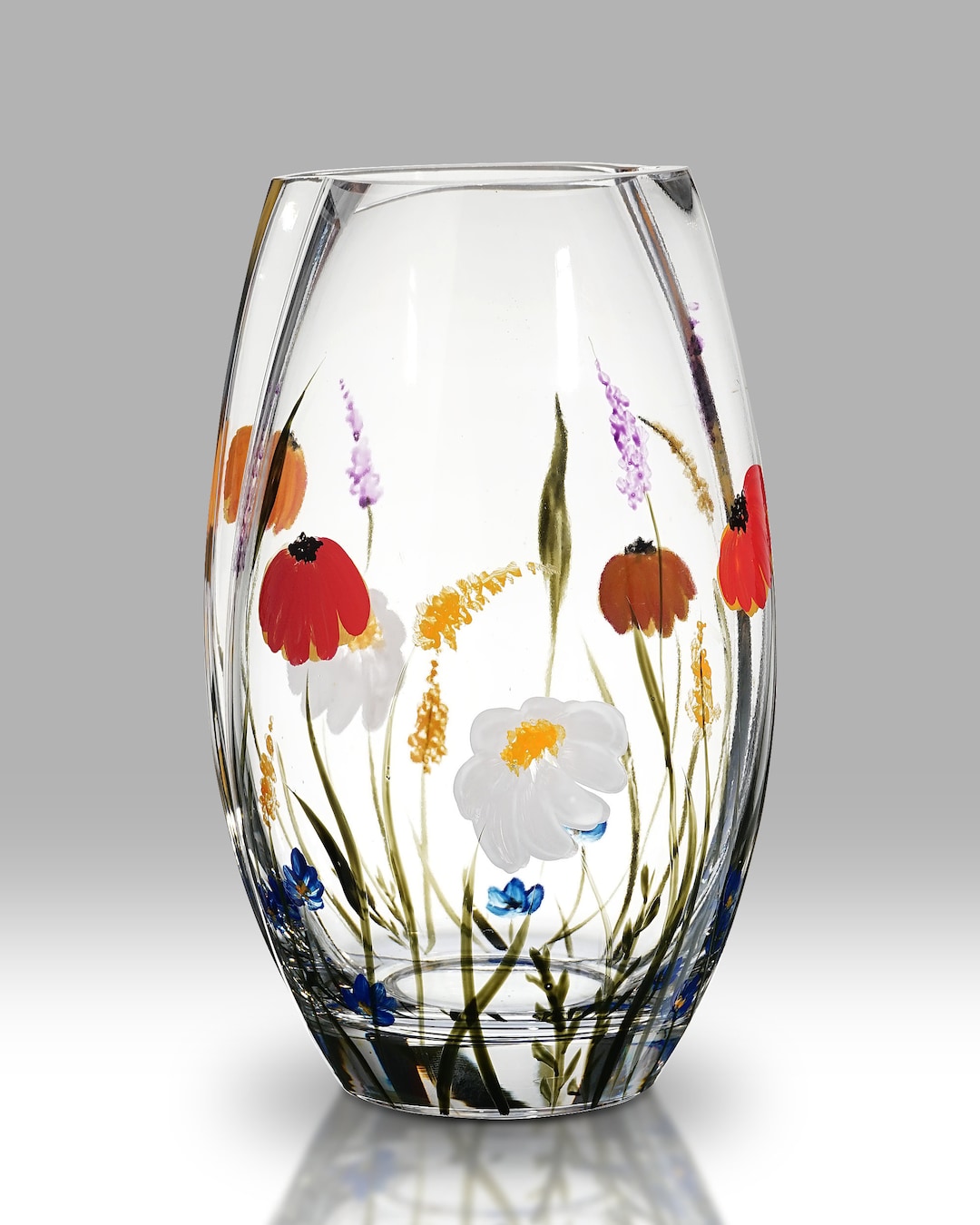 Meadow Collection - 20cm Round Vase by Nobile Glassware - Etsy
