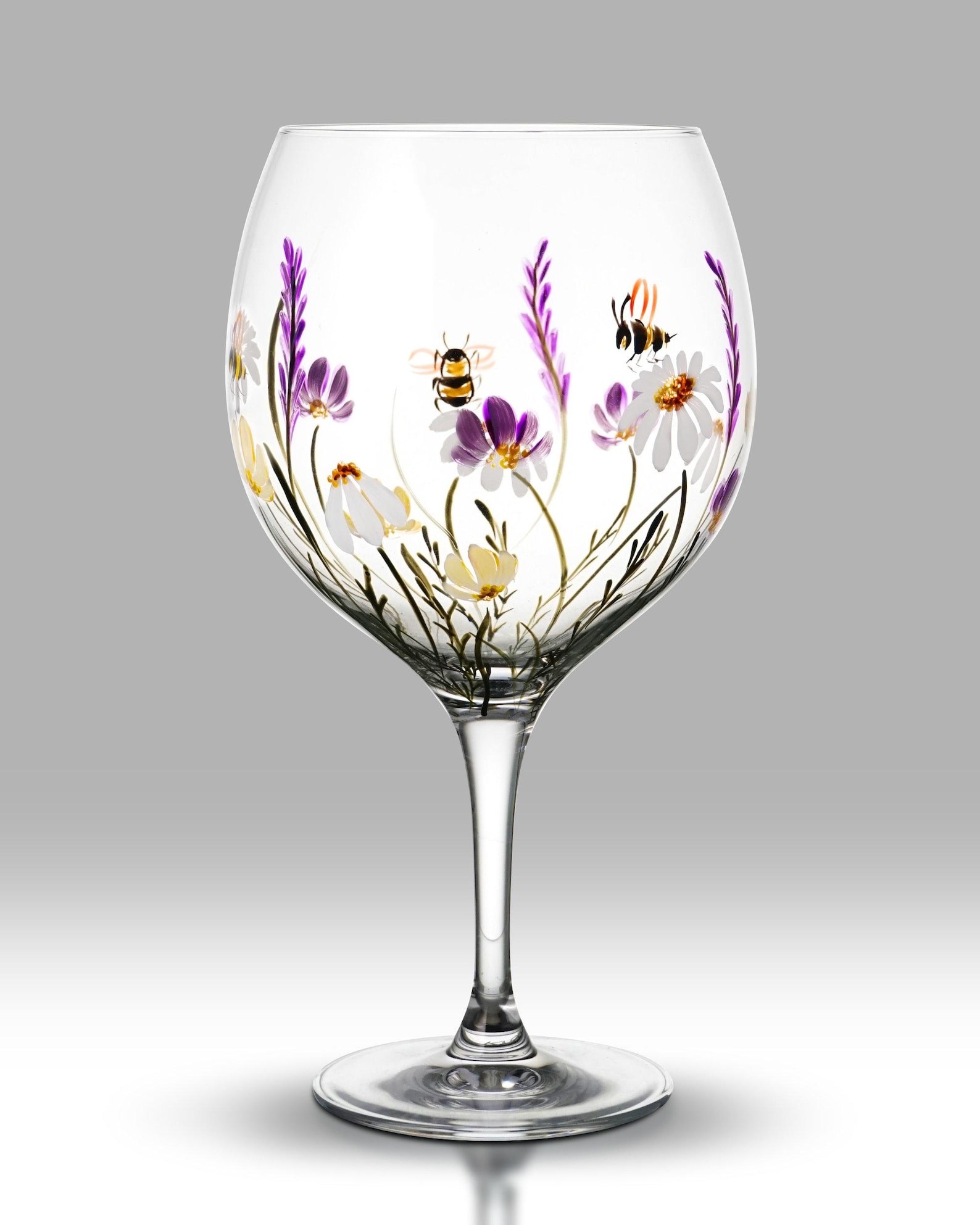 Bees & Blooms Collection - Gin Glass by Nobile Glassware - Etsy