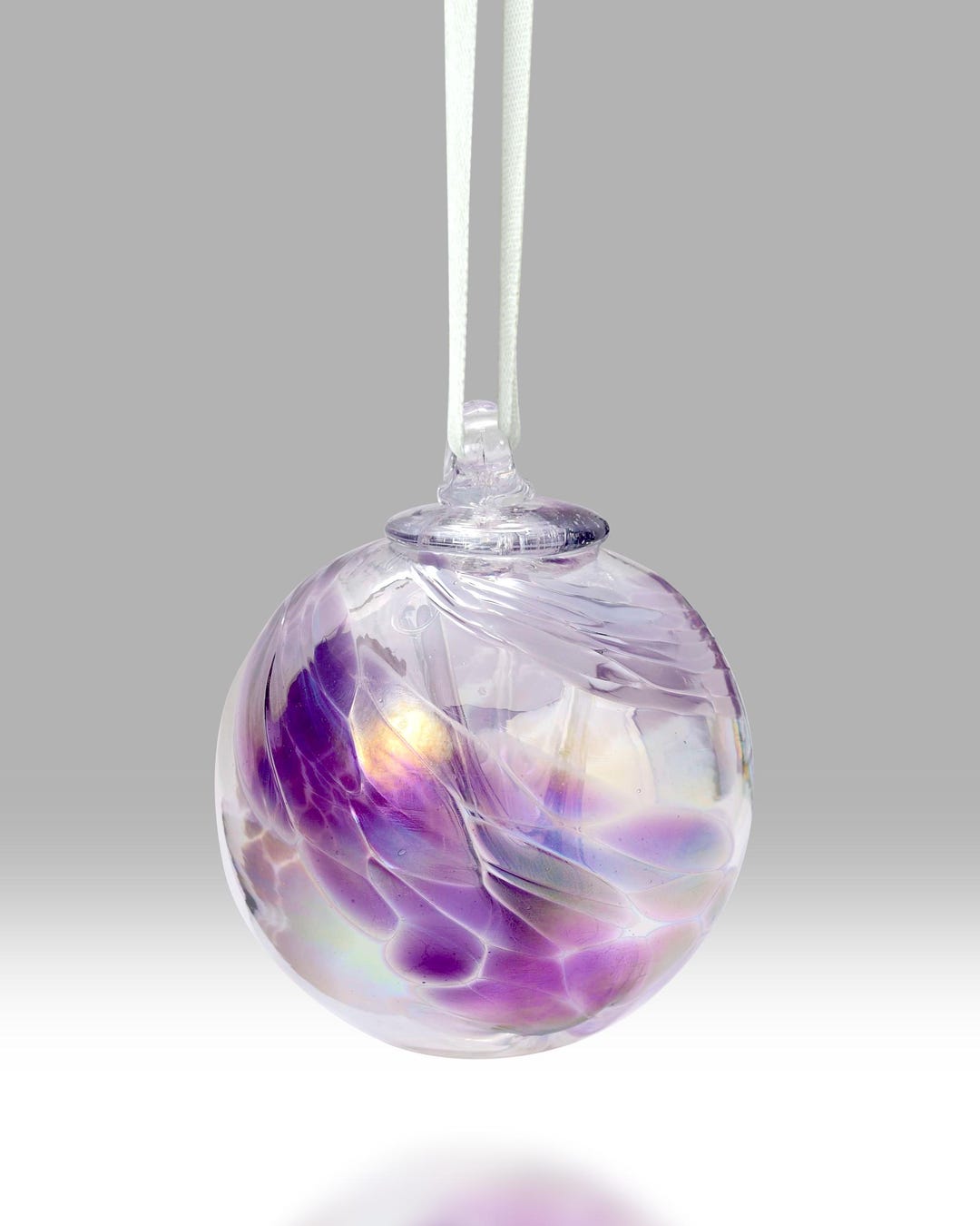 Purple Handmade Hanging Tree of Life Sentiment Ball - 8cm - by Nobilé ...