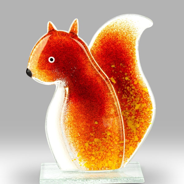 Glass Squirrel - Etsy