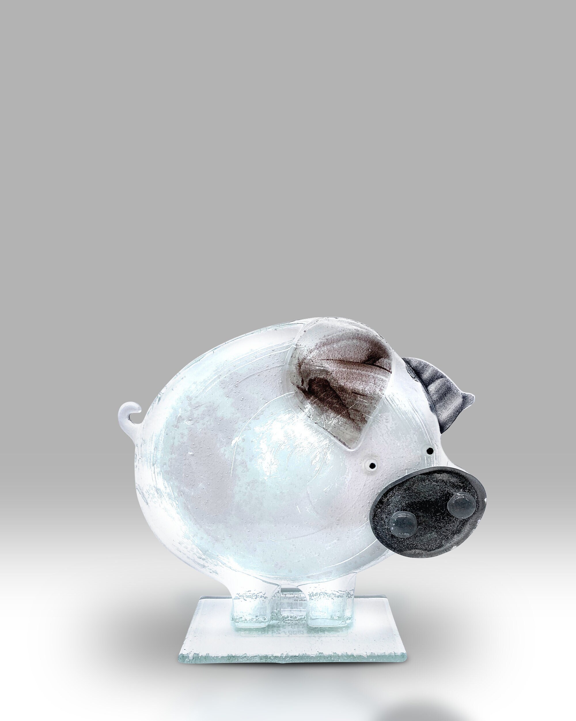 Handmade Fused Glass Pixie Pig by Nobile Glassware - Etsy