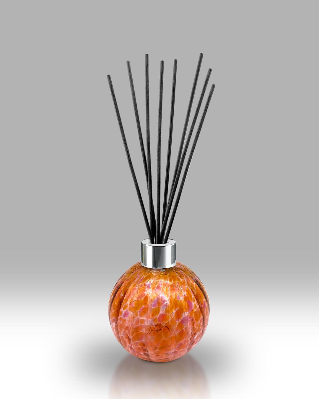 Handmade Mouth Blown Aurora Collection Round Reed Diffuser by Nobile ...