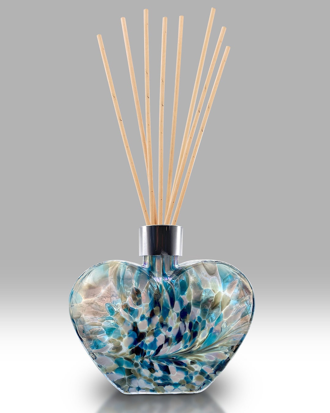 Handmade Mouth Blown Heart Reed Diffuser by Nobile Glassware - Etsy
