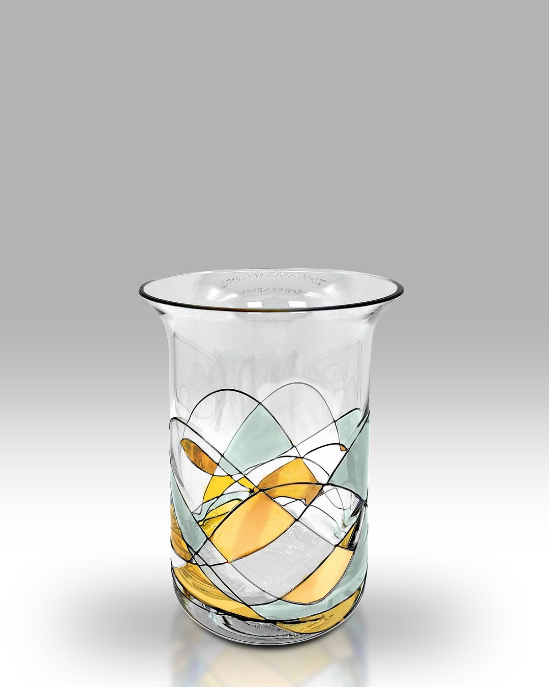 Gold Mosaic - Hand Posy 14cm Vase by Nobile Glassware - Etsy