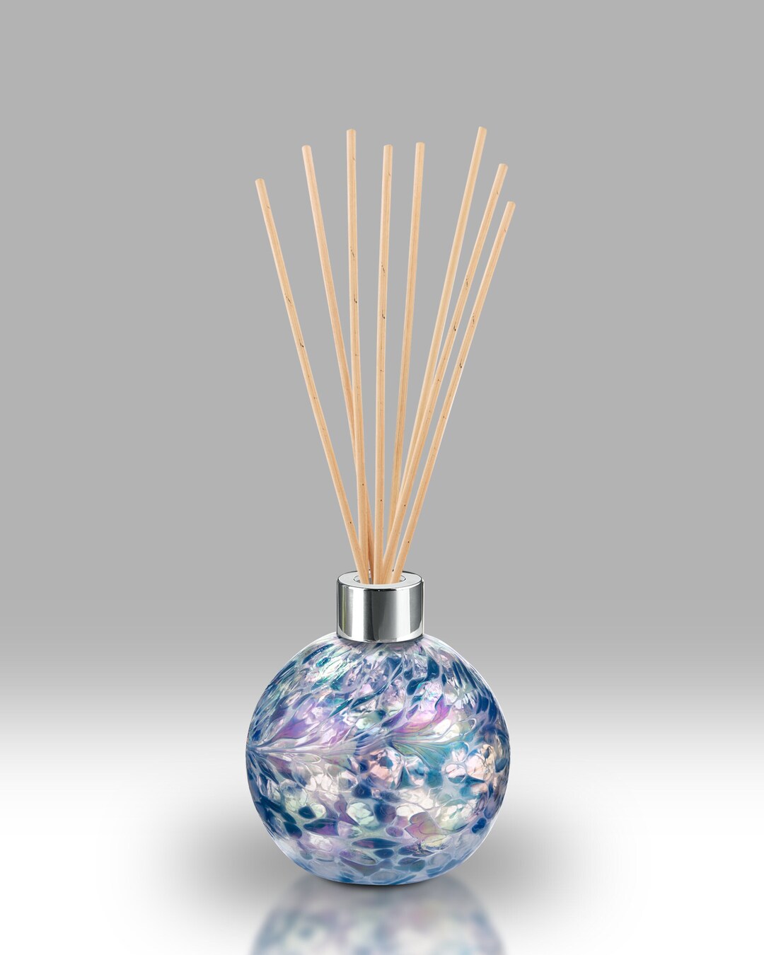 Handmade Mouth Blown Round Reed Diffuser by Nobile Glassware - Etsy