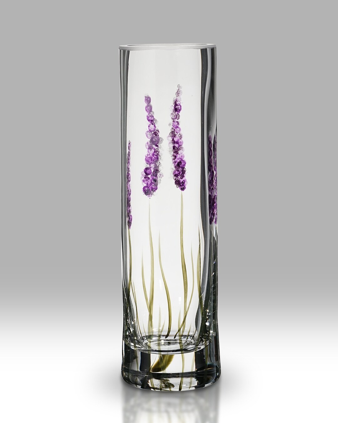 Lavender - 19.5cm Vase by Nobile Glassware - Etsy