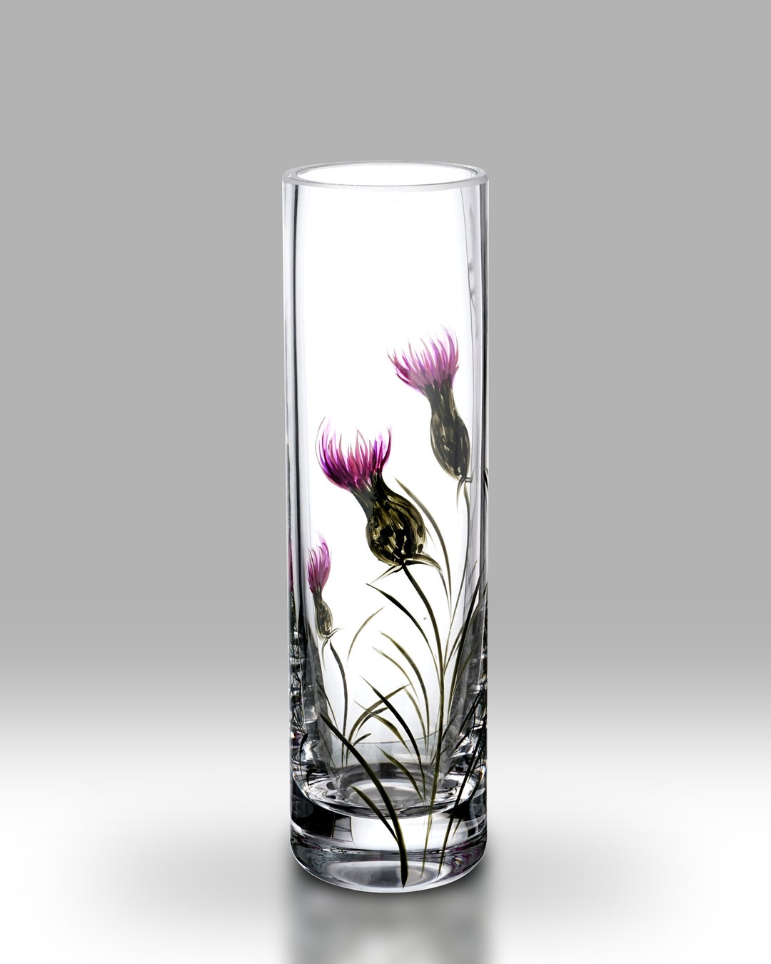 Thistle 19.5cm Vase by Nobile Glassware - Etsy