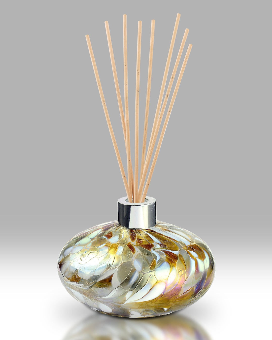 Handmade Mouth Blown Sphere Reed Diffuser by Nobile Glassware - Etsy