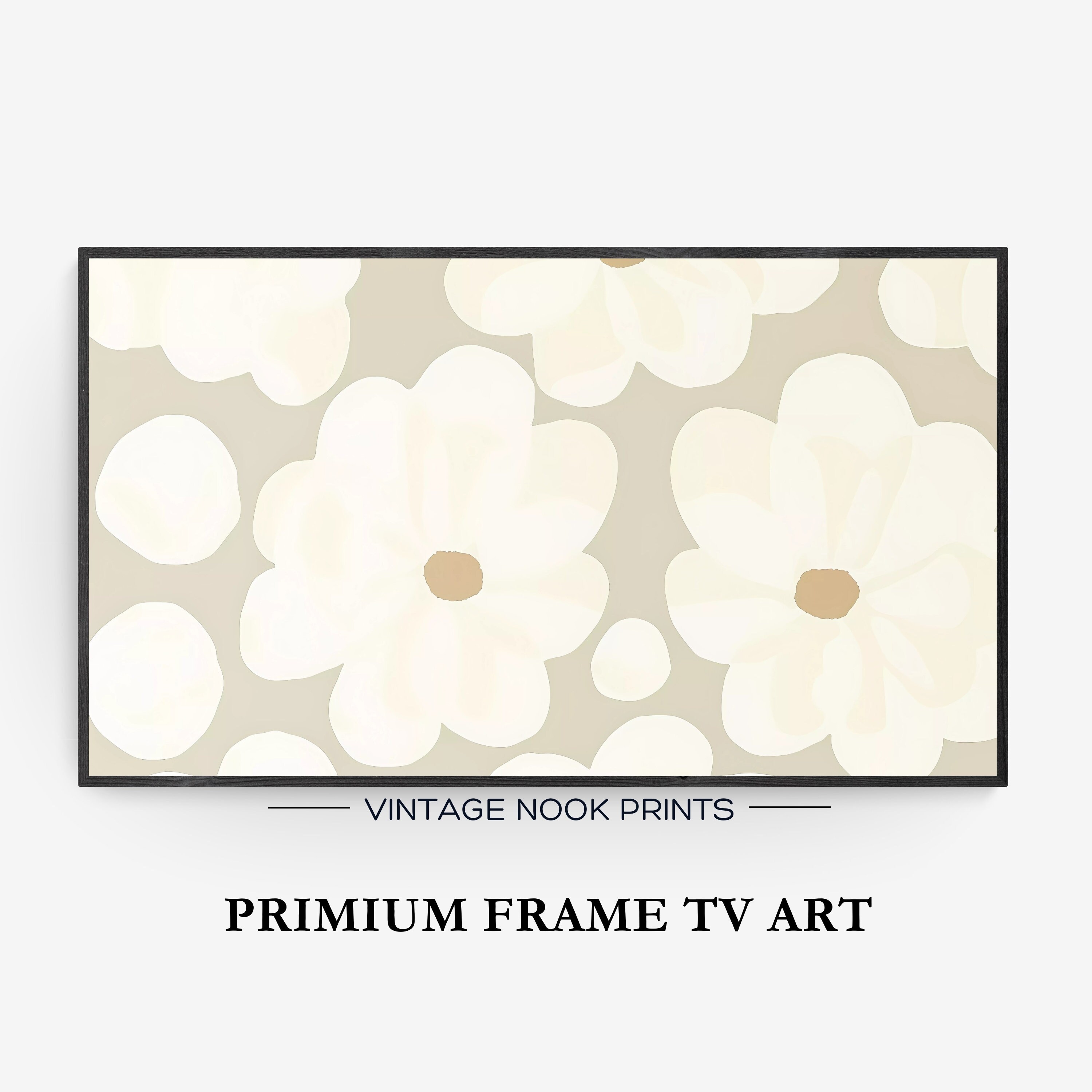 Samsung Frame TV Art Abstract Flowers Set of 6 Samsung TV Art Bundle ...