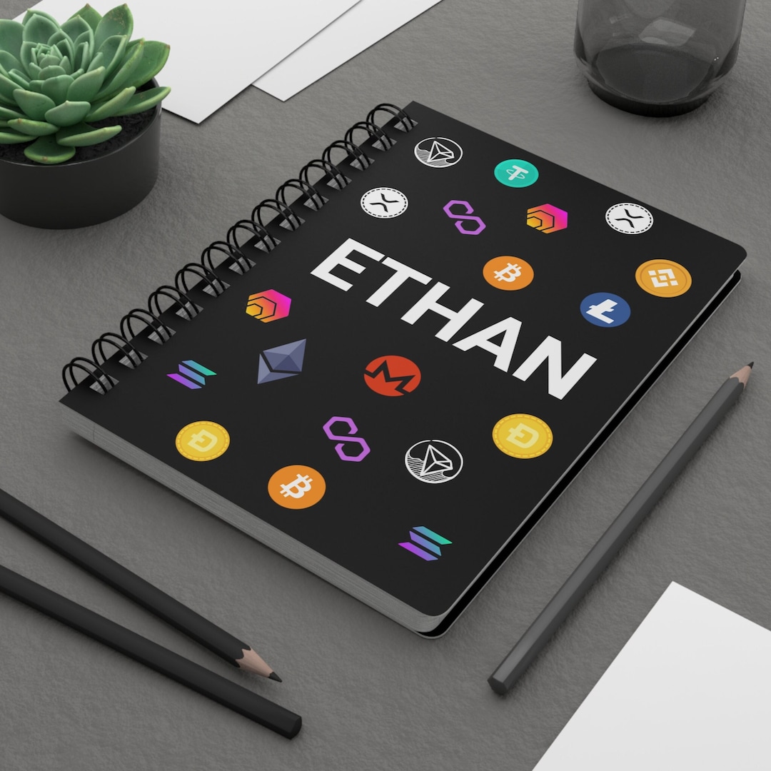 Personalized Crypto Gift Notebook | Custom Bitcoin Cryptocurrency ...