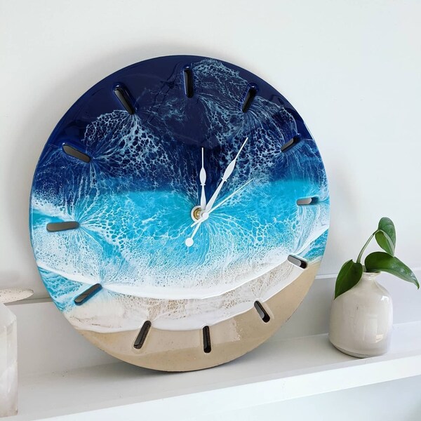Epoxy Wall Clock - Etsy